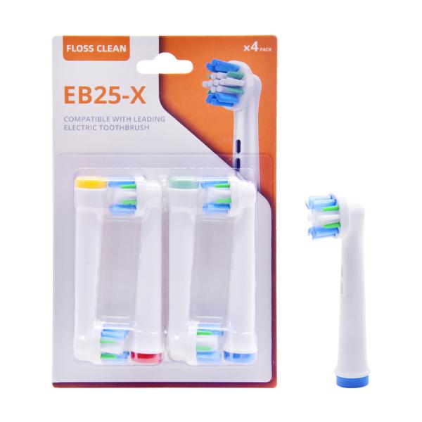 Quality Eb25-X Compatible Electric Toothbrush Replacement Brush Heads For Teeth Clean for sale