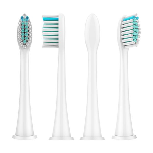 Quality Fashionable Electronic Toothbrush Heads Exclusive W Shaped Trim Design HX614-X for sale