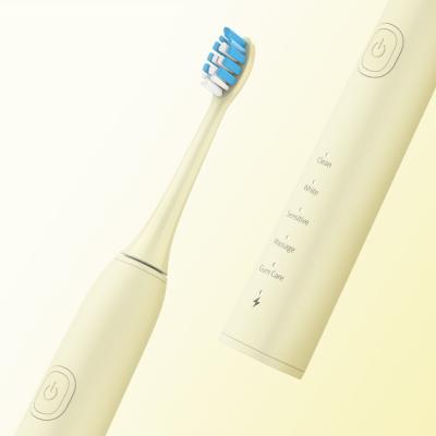 China 5 Modes Oral Care Electric Toothbrush Dupont Bristle Waterproof Sonic Toothbrush for sale