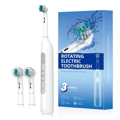 China BX11 Roterende tandenborstel IPX7 Waterdicht Ronde Hoofd Oplaadbare Sonische Tandenborstel Voor Volwassenen Te koop