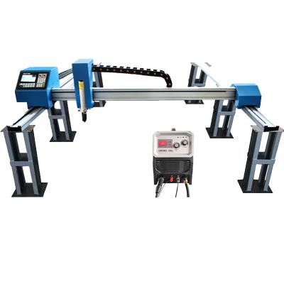 China High Quality Dual Rail Gantry 55A Ultra Plasma Source Fast 6mm-12mm Cut CNC Plasma Cutting Machine for Doors Sheet Motor Gear for sale