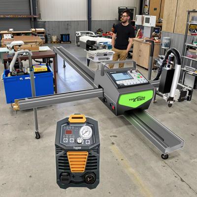 China Portable MAX 55L CNC Plasma Cutter Full Package with Source Consumables Quality 10 mm Metal Sheet DXF Cutter for Metal Board for sale