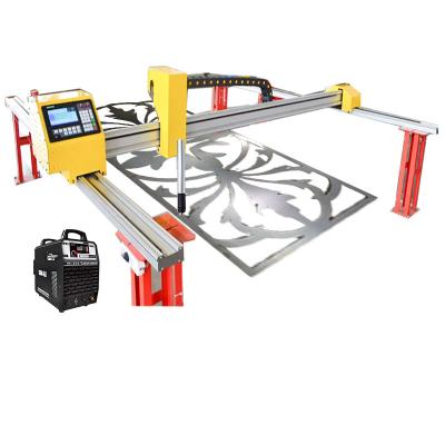 China Low-cost Electric CNC Sheet Cutting Machine Steel Sheet Design 3-Axis 1500x3000 1530 5x10 OXY Flame Anti Collusion 220V  on Site for sale