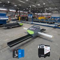 Quality Mini CNC Plasma Cutting Machine 1300-2500 mm Stainless Steel Stepper Motor Speed for sale