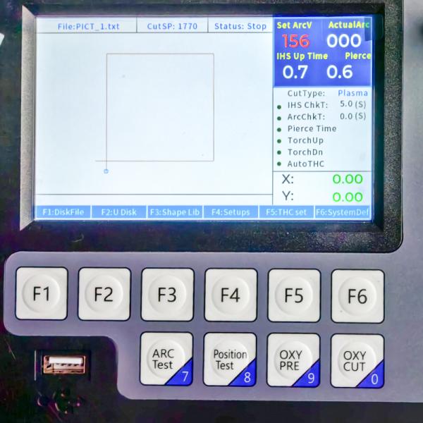 Quality CNC System F2100K F2300K 5 INCH 7 INCH HD Screen Display Easy Operate Torch for sale