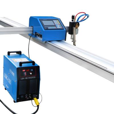 China Portable cnc cutting machine flame and plasma both type LGK 120A cutting power for sale