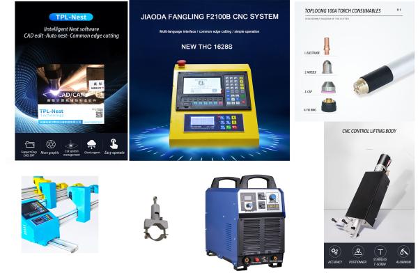 Quality Portable Cnc P80 Nc Control Sheet Metal Mobile Plasma&Flame Cutter Cutting for sale