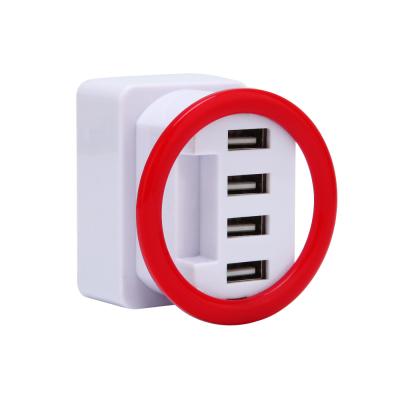 中国 スマートな IC の DC電源のアダプター 5V 4000ma への米国のプラグ 4 USB 港 AC 販売のため