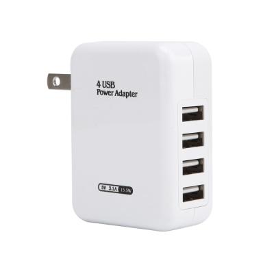 中国 4 Usb の携帯用充電器 5v 3.1A の高性能の携帯電話の Smartphone の充電器 販売のため