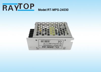 Cina la CC 24V ha prodotto l'alimentazione elettrica di commutazione rivestita metallo del modo 30W per le macchine fotografiche del CCTV di sicurezza in vendita