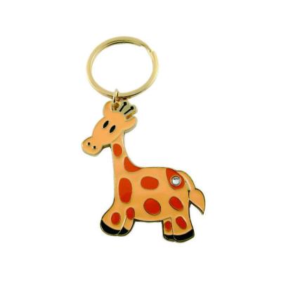 Quality Animal Custom Metal Keychains Vendor Promotional Cute Cartoon Key Ring Bespoke for sale