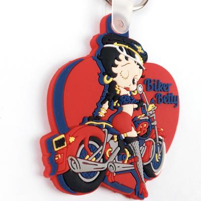 China Rubber Keychain Pvc Metal Key Ring 3D Keytag Custom Logo Free Design Souvenir Gift for sale