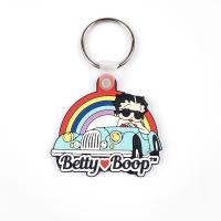 Quality Custom Rubber Keychain Double Side Logo For Marketing Promotions Soft Pvc for sale