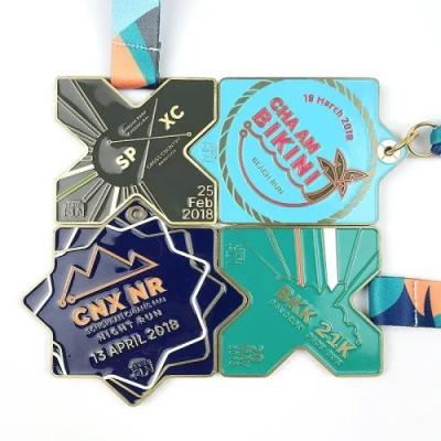 Quality Custom Running Medals Series Puzzle Awards Personalized Race Medals for sale
