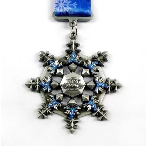 Quality Die Cast Embossed 3D Custom Event Medals Stunning Design Polygonal Zinc Alloy for sale