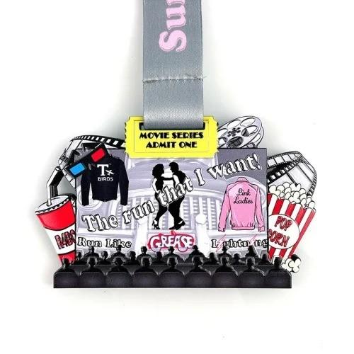 Quality UV Printing Fun Running Medals Excellent Characteristics Of Waterproof And Wear for sale