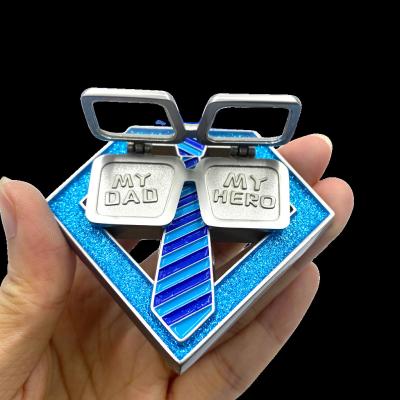 China Personalised Father’S Day Holiday 10K Custom Running Medals Events Finisher Awards for sale
