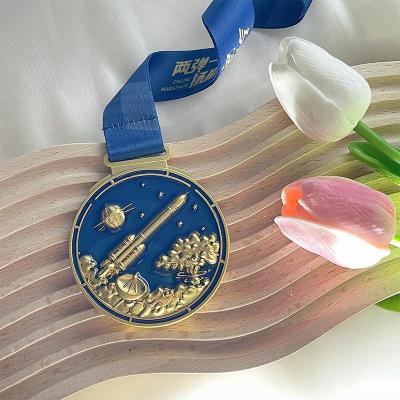 Quality 3D Die Casting Online Marathon Events Finisher Medal for sale