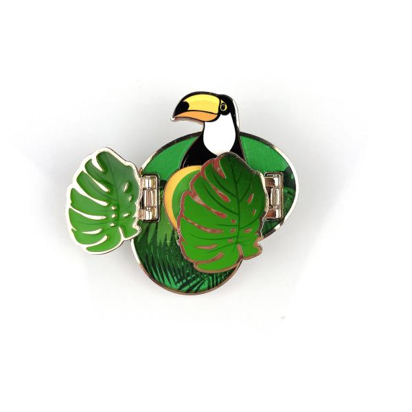Quality Customized Flipping Uv Printing Badge Promotion Lapel Pins for sale