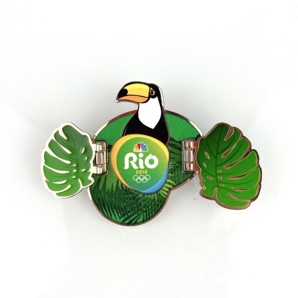 Quality Customized Flipping Uv Printing Badge Promotion Lapel Pins for sale