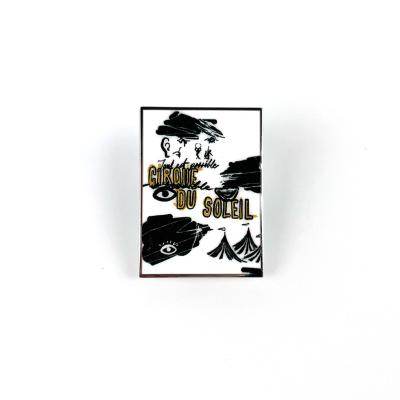 Quality Custom Zinc Alloy Soft Enamel Lapel Pin Badge With Offset Printing And Epoxy for sale