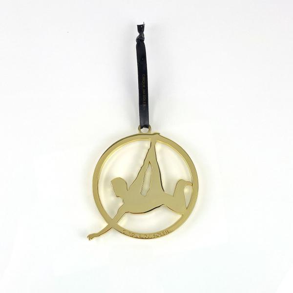 Quality Special Medal Customized Shiny Gold Gymnastics Themed Ornament Personalized for sale