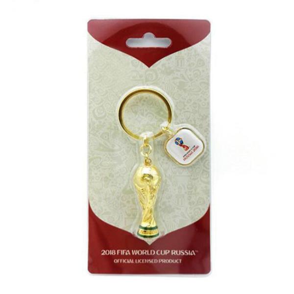 Quality FIFA World Cup Keychain Soccer Race Promotional Keyring Design for sale