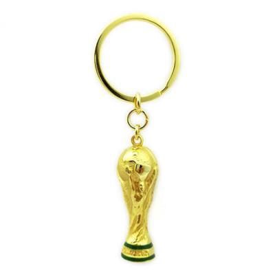 Quality FIFA World Cup Keychain Soccer Race Promotional Keyring Design for sale