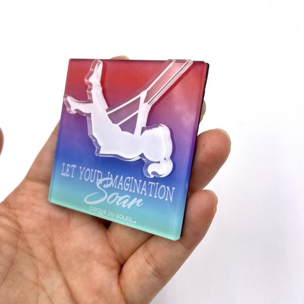 Quality UV Printing Style Acrylic Magnet Material Type Refrigerator Decor Magnets for sale