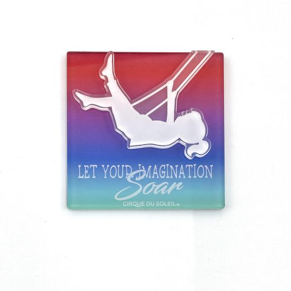 Quality UV Printing Style Acrylic Magnet Material Type Refrigerator Decor Magnets Benefit for sale