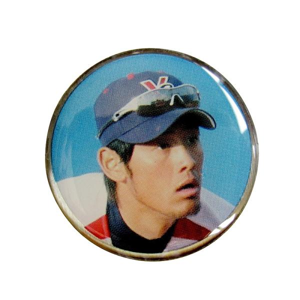 Quality Customized Printed Pin Badges In Zinc Alloy Material With Single Metal Color for sale