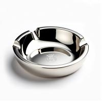 China Customized Die Struck Zinc Alloy Ashtray 100x100x40mm with Logo Casting for sale
