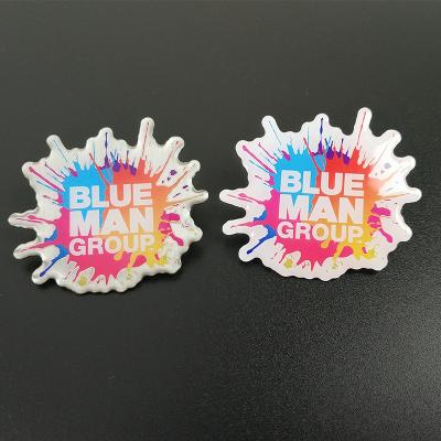 China Blue Man Group Kleur Splash Lapel Pin Perfect voor fans en verzamelaars van iconische performance groep for sale