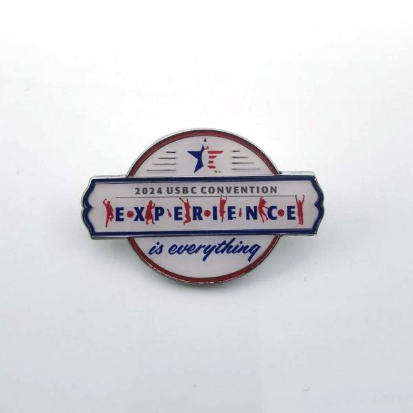 Quality 2024 USBC Convention Soft Enamel Lapel Pin Bold Colors and Intricate Details for Event Memorabilia and Bowling Enthusiasts for sale
