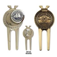 China Custom Logo Changeable Golf Divot Tools 35mm 90mm for Promotional Events for sale