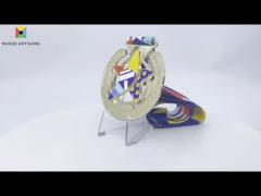 鋳造星形メダル 漆器で焼いた