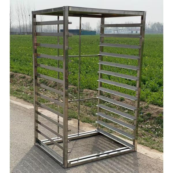 Quality 60x40 Baking Rack Trolley 10 Layers - 15 Layers Cooling Rack Trolley for sale