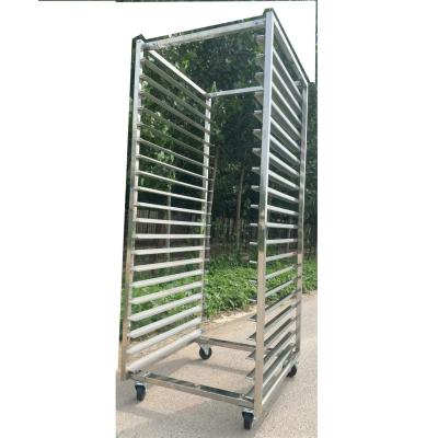 China Single Column Tray Rack Trolley 17Trays With Wheels And Handle For Catering Industry for sale