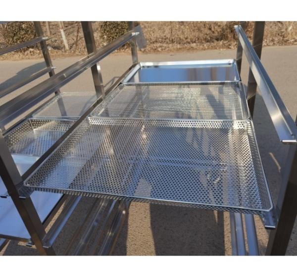 Quality SS304 Bakery Cooling Rack Trolley 20 Tiers Bakery Oven Trolley for sale