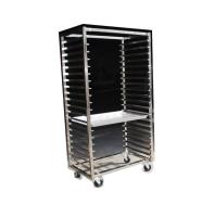 Quality Rectangle Bakery Tray Rack Trolley 10-16 Layers With Silent Caster for sale