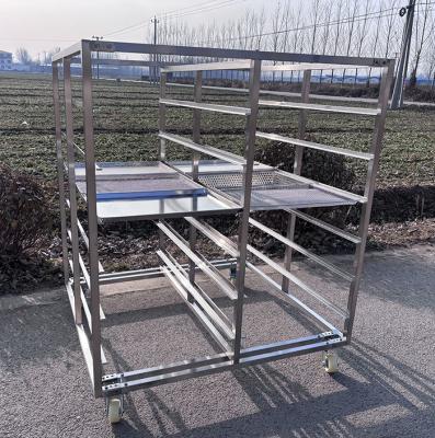 China 12-32 Layers Baking Tray Trolley 0.8mm-2.0mm Commercial Bakery Cooling Racks for sale