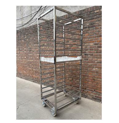 China Stainless Steel Baking Rack Multi Function Trolley For Hotel Bakery Blast Freezer for sale