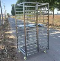 Quality 60x40 Bakery Trolley With Trays Stainless Steel 201 304 Commercial Baker'S Rack for sale