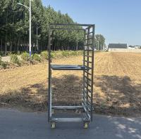 Quality 400kg Commercial Stainless Steel Bakers Rack 15 20 Tier Baking Trolley for sale