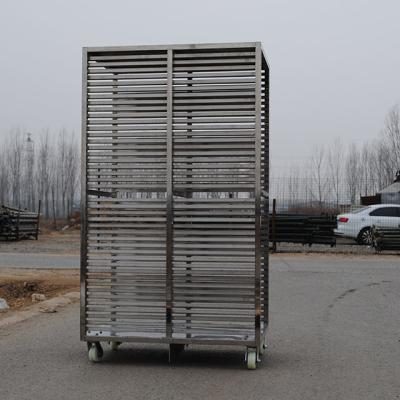 China Stainless Steel Pastry Rack Trolley 300kg Bakery Cooling Rack Trolley for sale