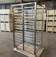 Quality Load 300kg 400kg 500kg Bakery Tray Rack Trolley Bakery Trolley With Trays for sale