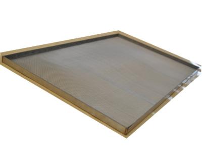 China 1.0mm-3.6mm Thickness Air Fryer Mesh Tray Rectangle Mesh Baking Sheet for sale