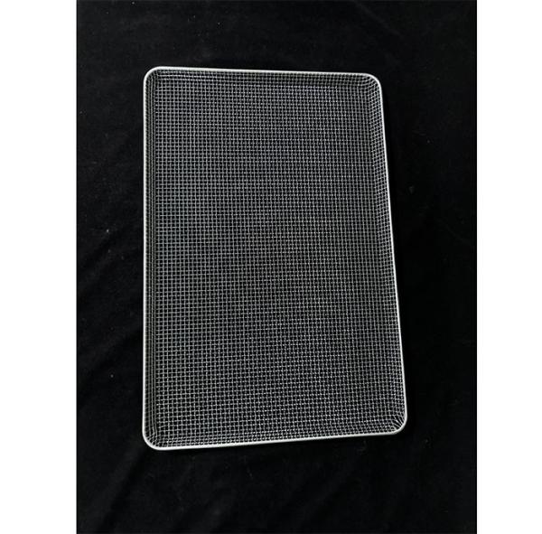 Quality 400*600 600*800 Oven Rack Tray Customized Mesh Baking Tray Square for sale