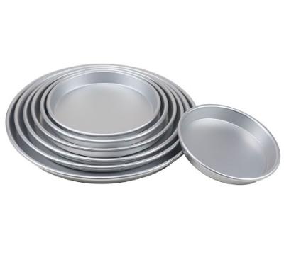 China Recyclable Round Baking Tray -20℃~100℃ Aluminum Baking Pans for sale