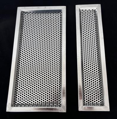 China 400*600mm Perforated Aluminium Baking Tray Aluminum Cooking Trays for sale